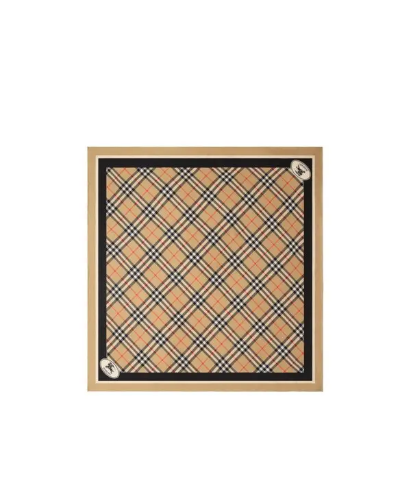 Burberry Vintage Checked Finished-edge Scarf - Sand-colored
