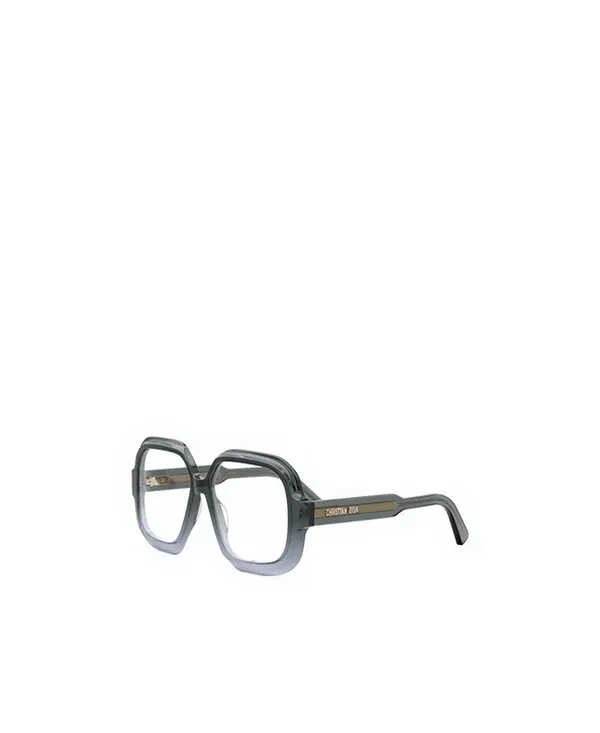 Dior Square Frame Eyeglasses - Gray