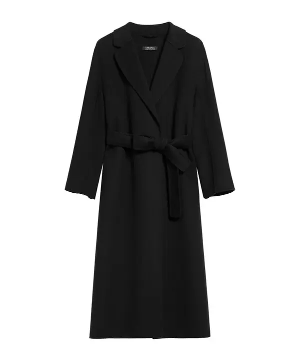 Max Mara Esturia Belted Coat - Black