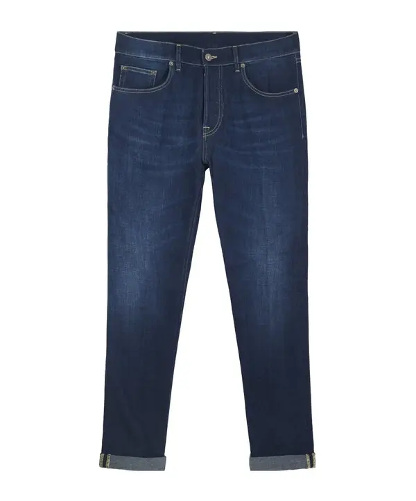 DONDUP Belt Loops Slim Fit Jeans