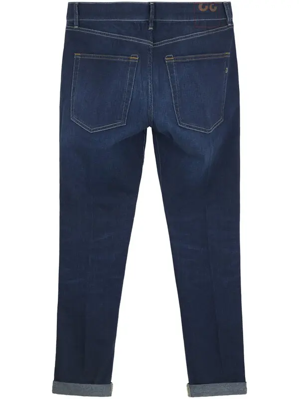 DONDUP Belt Loops Slim Fit Jeans