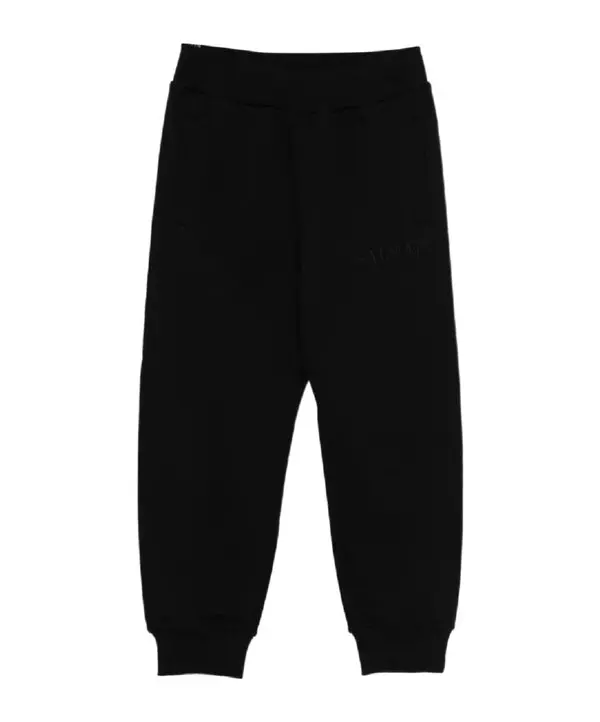 Balmain Logo Embroidered Sweatpants - Black