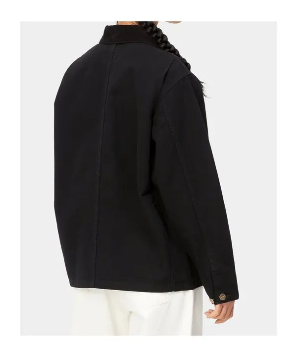 Carhartt Work In Progress Organic Cotton Michigan Jacket - Black