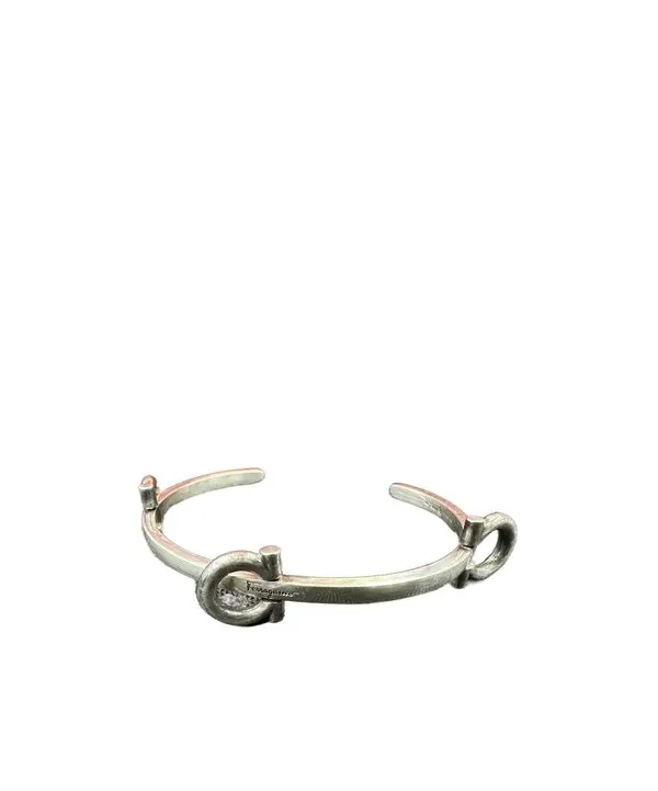 FERRAGAMO Gancini Open Cuff Bracelet - Yellow