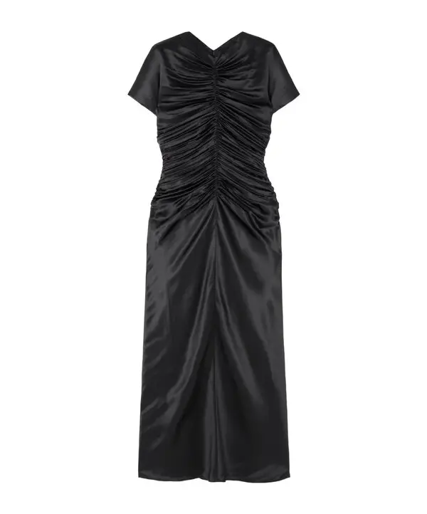 Tove Pleated Dress - Black