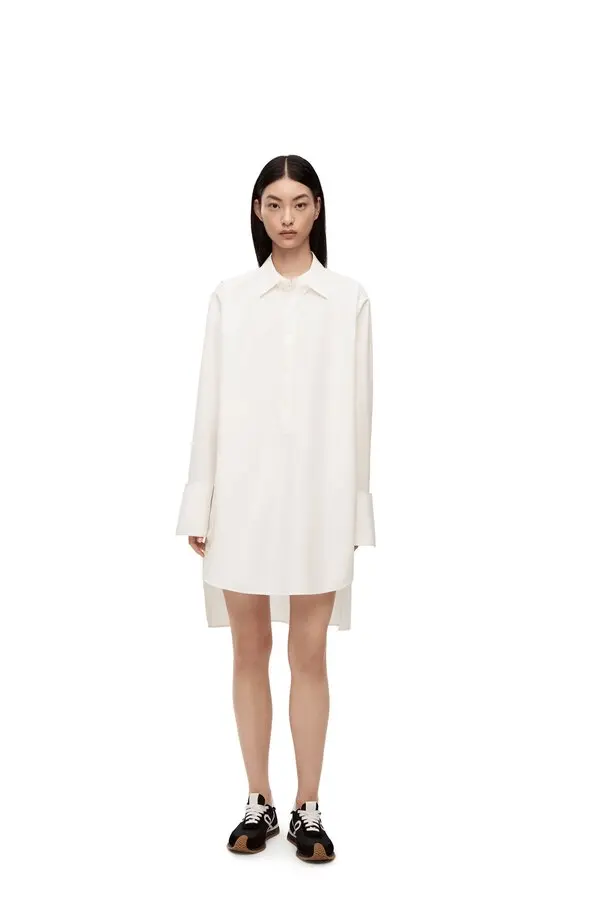 Loewe Deconstructed Long-sleeved Shirt Dress