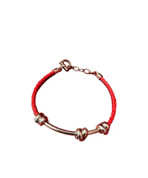 FERRAGAMO Tied Detail Bracelet - Red