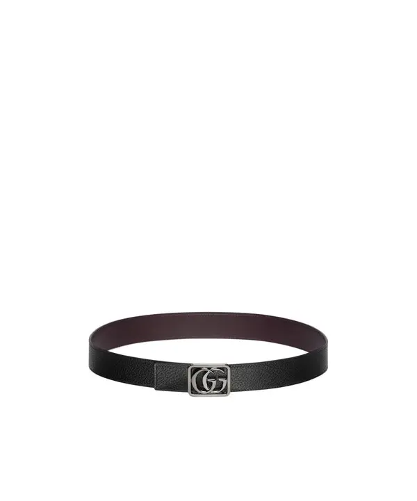 Gucci Gg Marmont Reversible Belt - Black