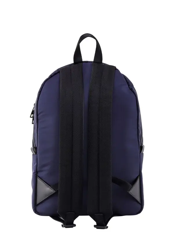 Alexander McQueen Graffiti Logo Backpack - Blue