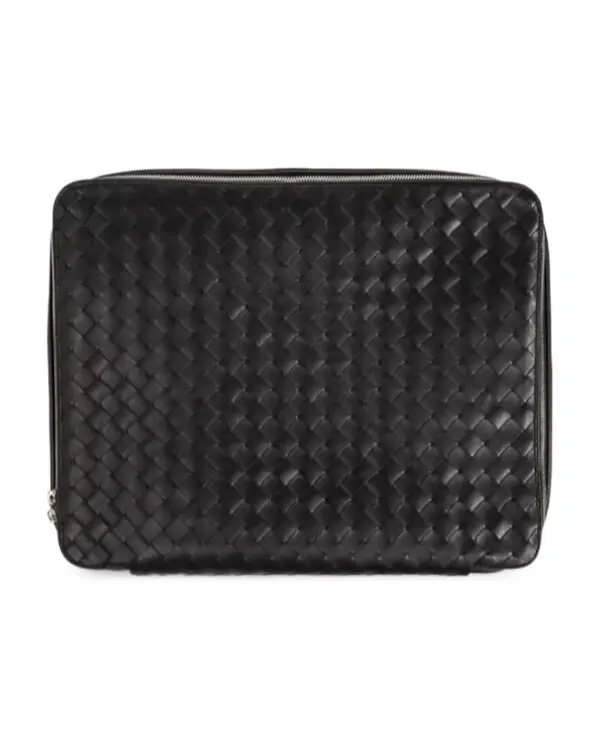 Bottega Veneta Intrecciato Medium Packing Cube - Black