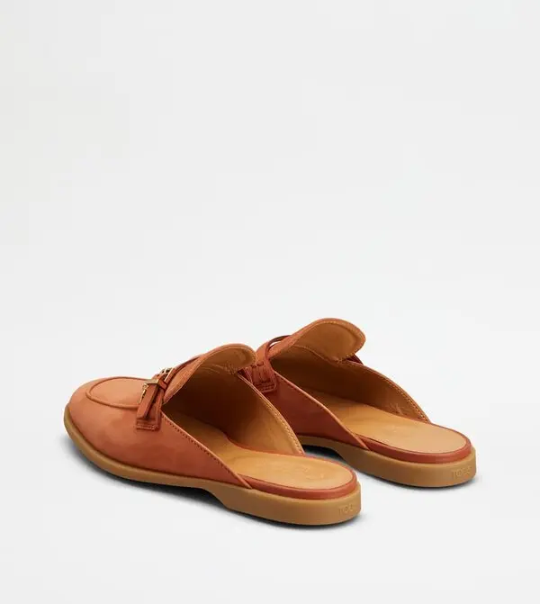 TOD'S Buckle Detail Flat Mules