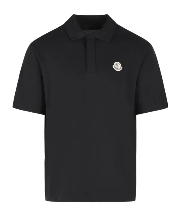 Moncler Logo Patch Short-sleeved Polo Shirt