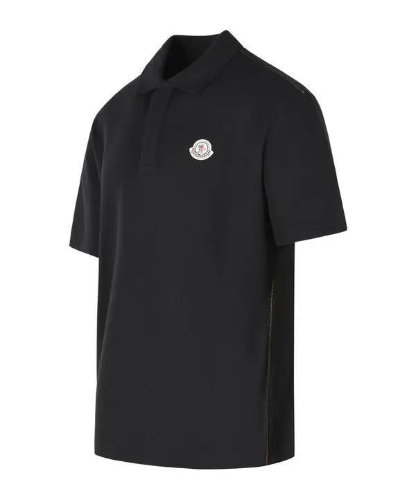 Moncler Logo Patch Short-sleeved Polo Shirt
