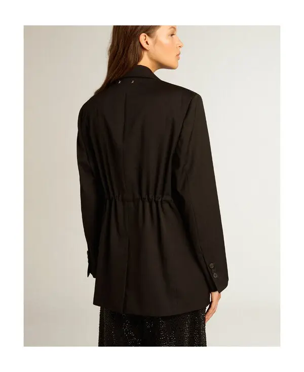 GOLDEN GOOSE Peak Lapel Double-breasted Tailored Blazer