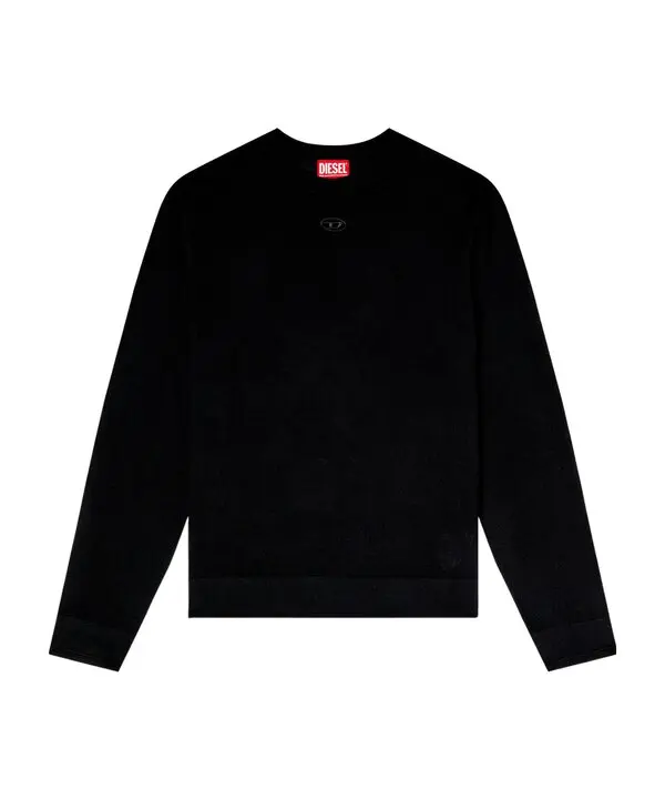 DIESEL® K-valiam Cut-out Logo Jumper - Black