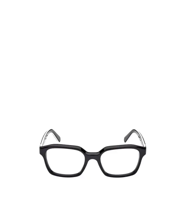 Moncler Square Frame Eyeglasses - Black