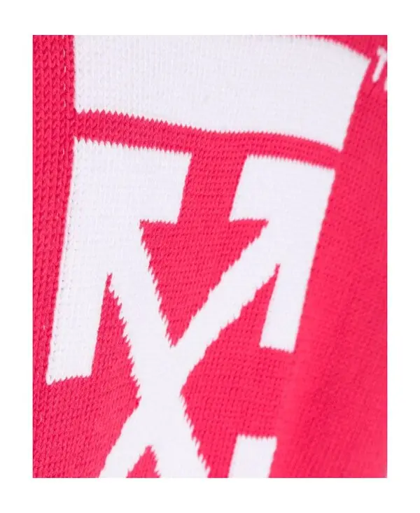 Off-White Arrows Print Long Sleeve T-shirt Dress