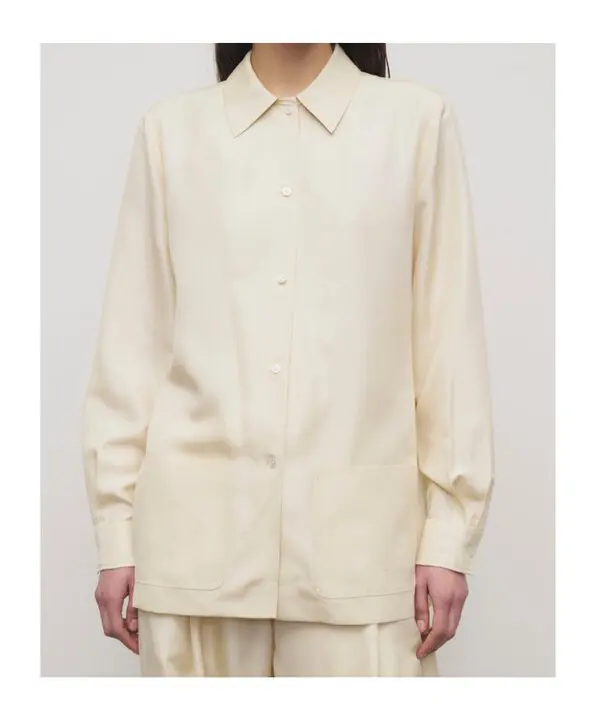 THE ROW Lucetta Shirt - Vanilla
