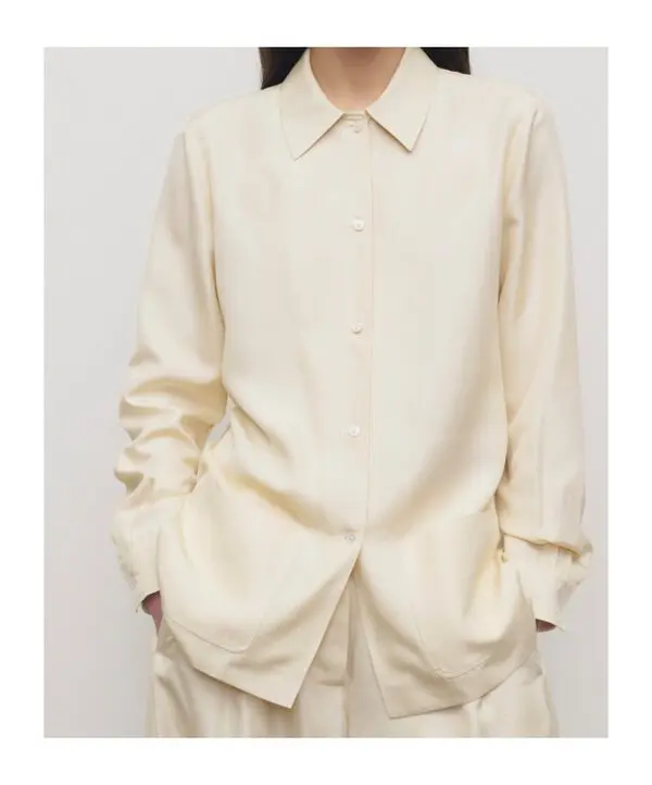 THE ROW Lucetta Shirt - Vanilla