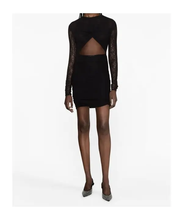 Philosophy Di Lorenzo Serafini Lace Ruched Minidress