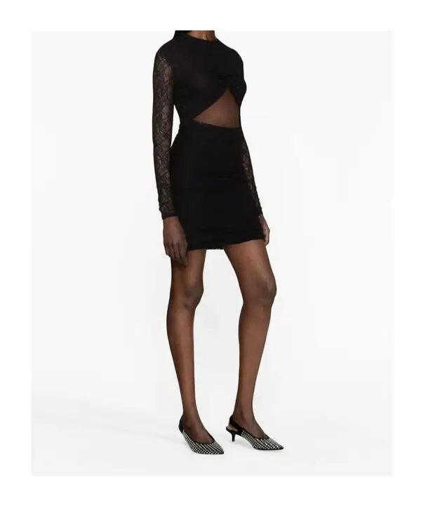 Philosophy Di Lorenzo Serafini Lace Ruched Minidress