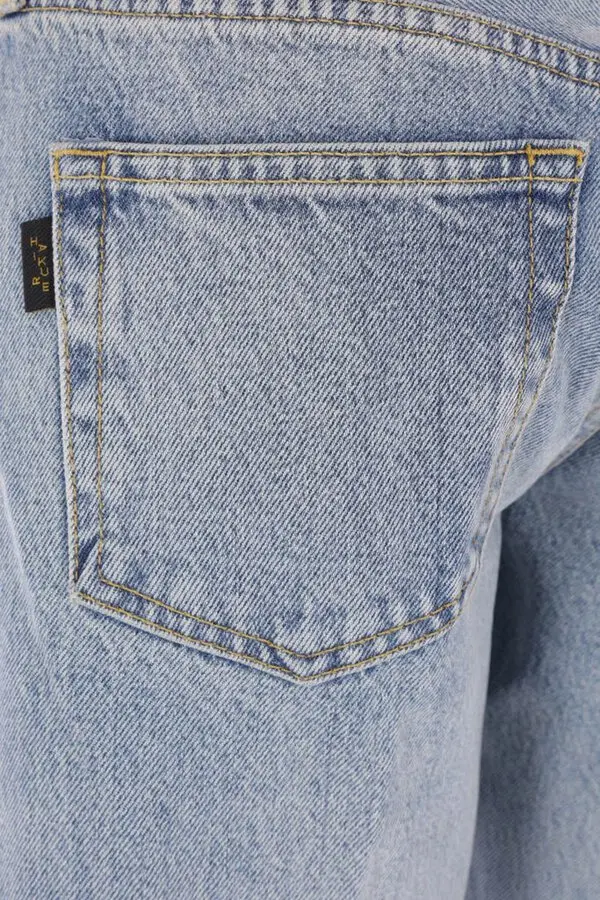 HAIKURE Carly Straight-leg Jeans With Logo Patch