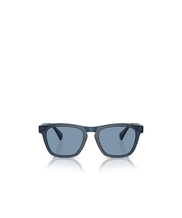 Oliver Spencer R-3 Square-frame Sunglasses - Blue Ash