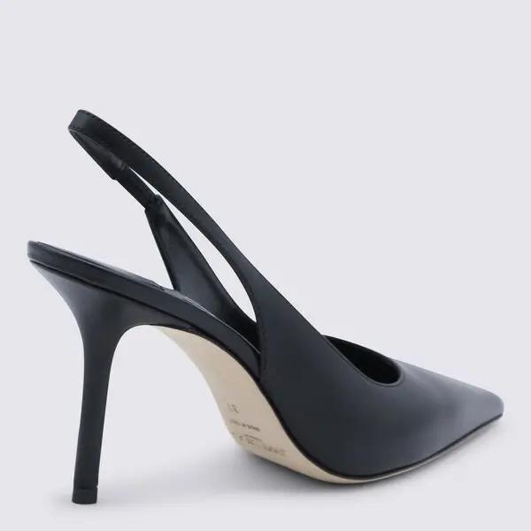 JIMMY CHOO Love 85 Pointed Toe Slingback Pumps - Black