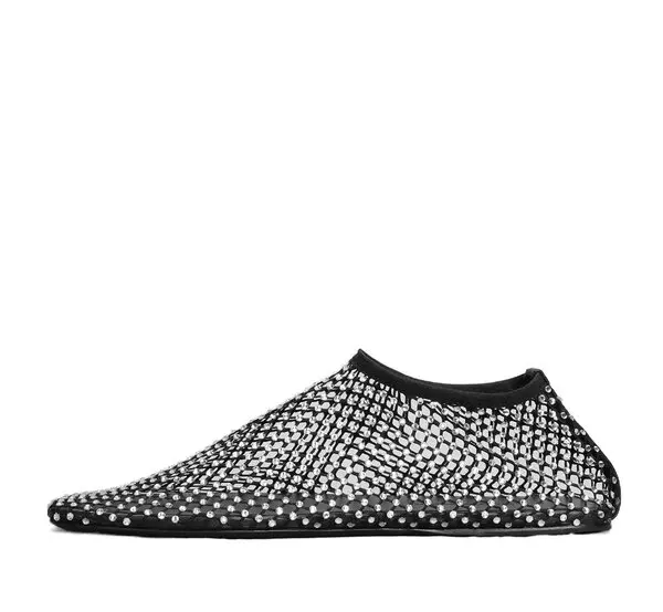 Christopher Esber Mesh Designed Minette Ballerina - Black