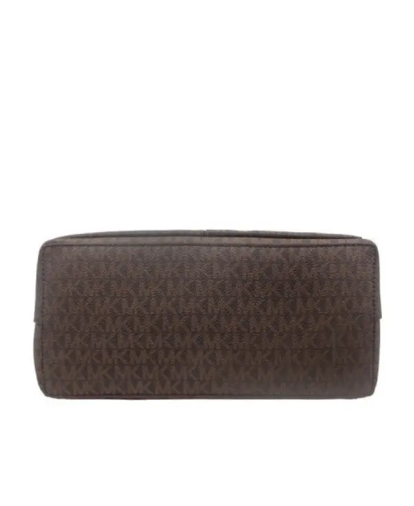 Michael Kors Jet Set Medium Logo Pocket Tote - Black