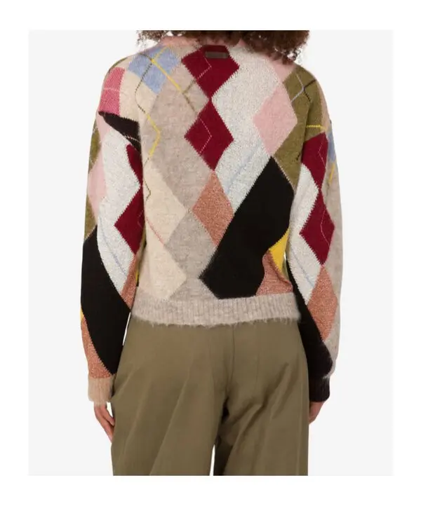 Moschino Argyle Knit Jumper