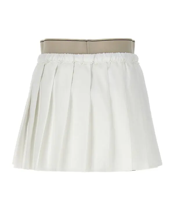 Brunello Cucinelli Pleated Mini Skirt