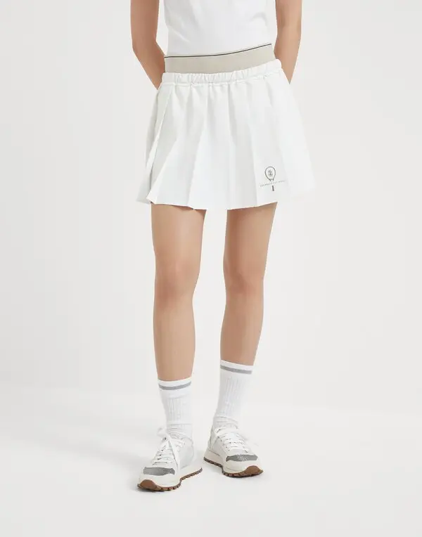 Brunello Cucinelli Pleated Mini Skirt