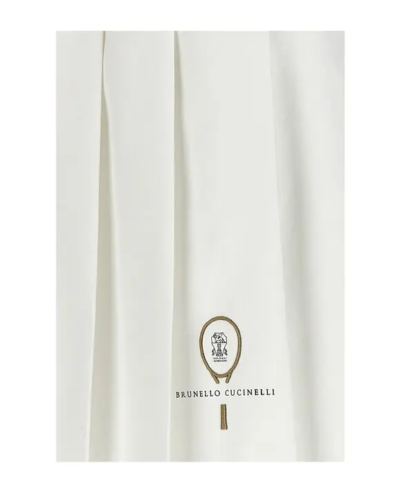 Brunello Cucinelli Pleated Mini Skirt