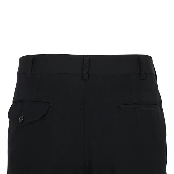 Comme Des Garçons Zip Detailed Trousers