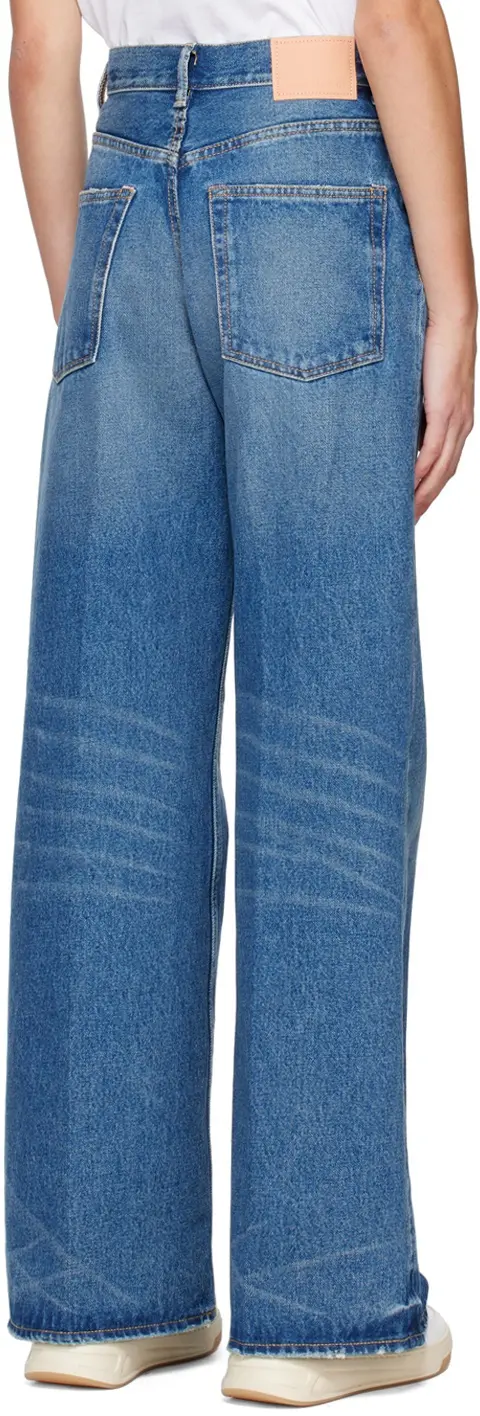 Acne Studios High-waisted Wide-leg Jeans