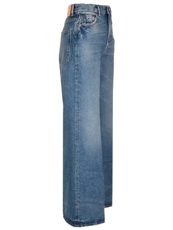 Acne Studios High-waisted Wide-leg Jeans