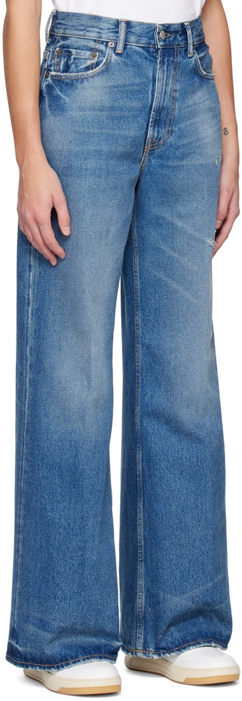 Acne Studios High-waisted Wide-leg Jeans