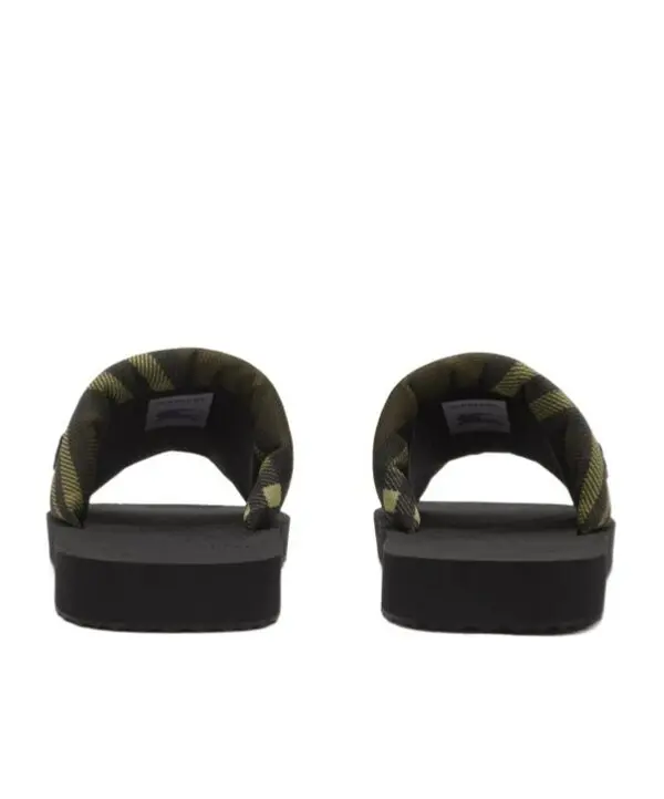 Burberry Check Trek Slides - Black