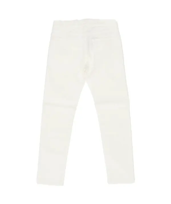 Loro Piana Logo Patch Jeans - White
