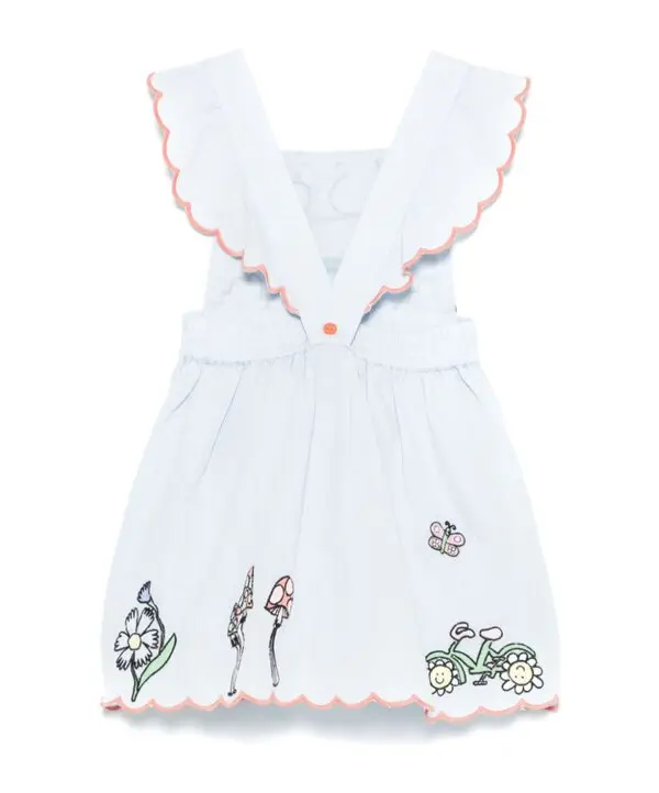 Stella McCartney Embroidered Pinafore Dress