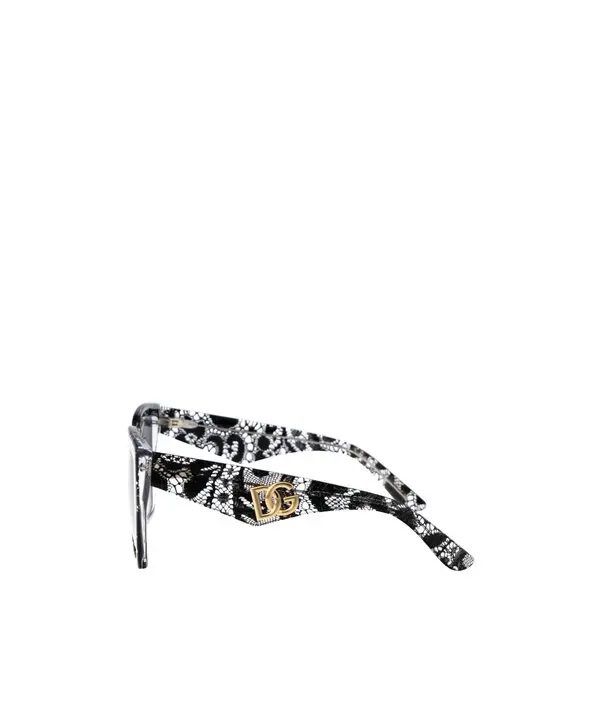 Dolce & Gabbana Lace Detail Square Frame Sunglasses
