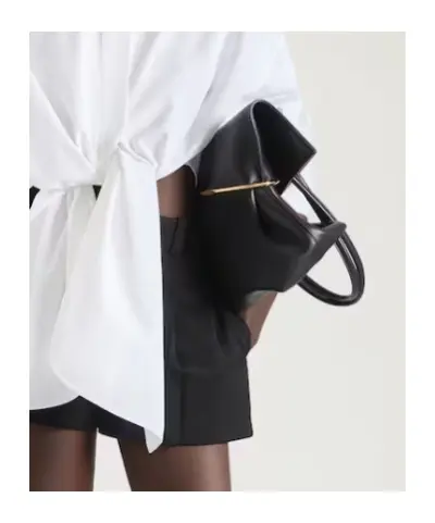 Givenchy Pinch Squeezed Horizontal Tote Bag - Black