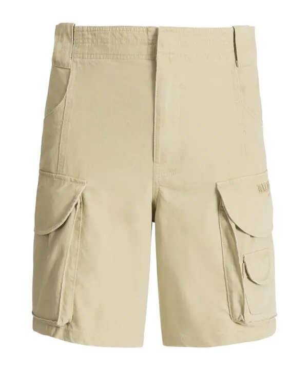 Balmain Cargo Bermuda Shorts - Beige