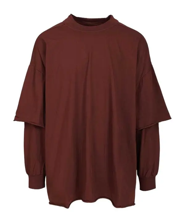 Rick Owens Layered Crewneck Sweatshirt - Red