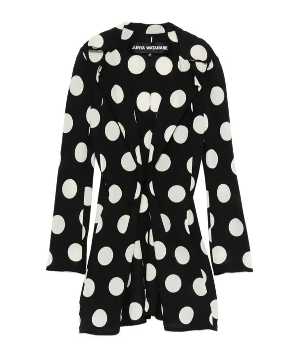 Junya Watanabe Polka Dot Jacket - Black