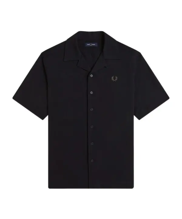 Fred Perry Compress Mesh Revere Collar Shirt