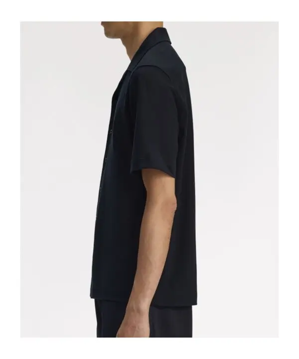 Fred Perry Compress Mesh Revere Collar Shirt