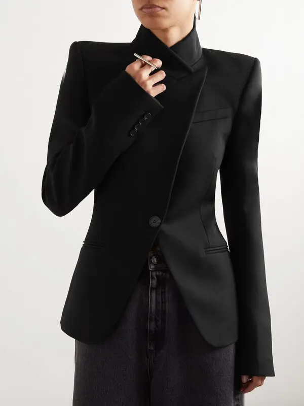 Alexander McQueen Twisted Spliced Jacket