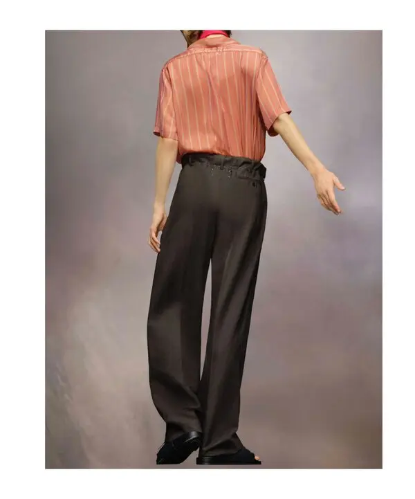 MAISON MARGIELA Drawstring Wide-leg Trousers